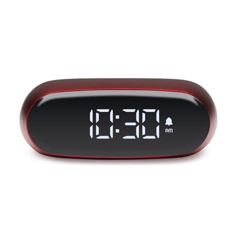 Lexon Minut Alarm Clock Red Moma Design Store