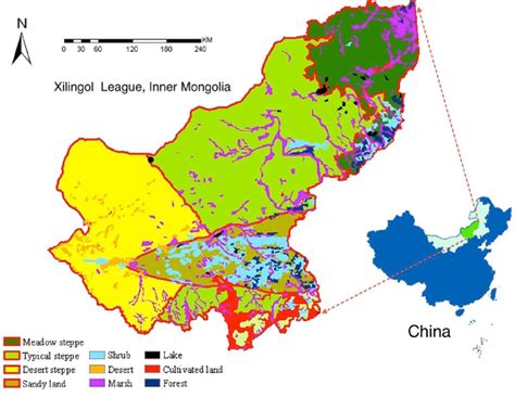 Inner Mongolia Map Landscape