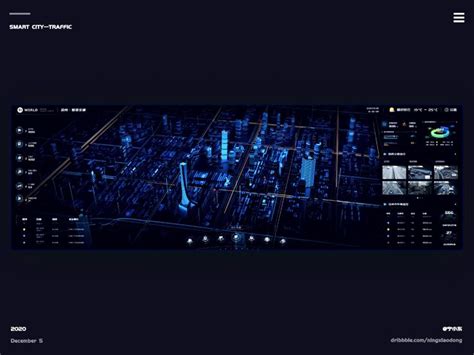 Smart City Traffic Smart City Visualisation Bim Model