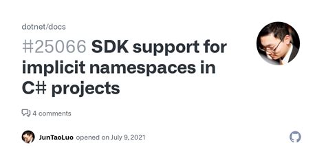 Sdk Support For Implicit Namespaces In C Projects · Issue 25066