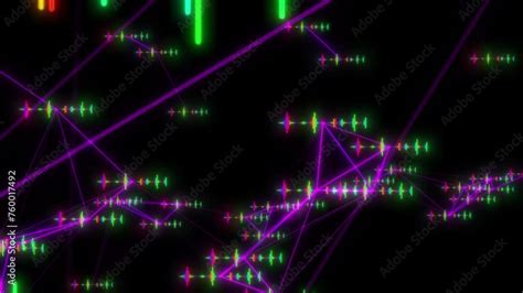 Equalizer Connect With Plexus Network Camera Flying Through Music