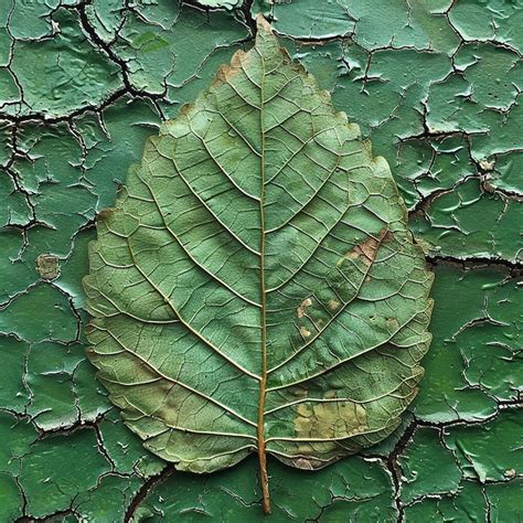 Leaf Texture Pattern Premium Ai Generated Image