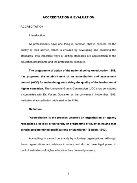 Accreditation Pdf Evaluation Nursing