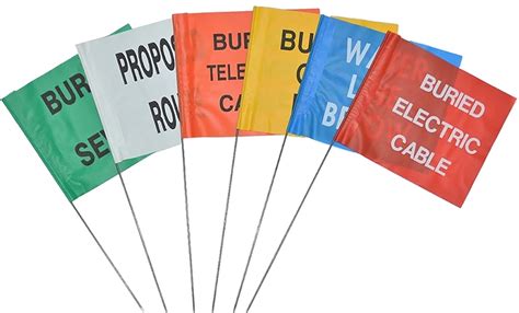 Printed Marking Flags Case Of 1000 Safety Zone Specialists