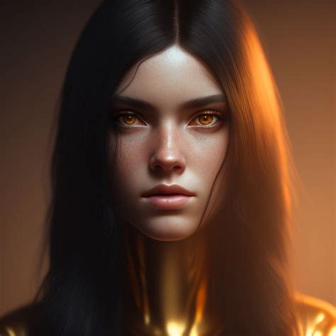 Real Girl With Golden Eyes