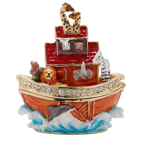 Treasured Trinkets Noahs Ark Trinket Box P12199 F Hinds Jewellers