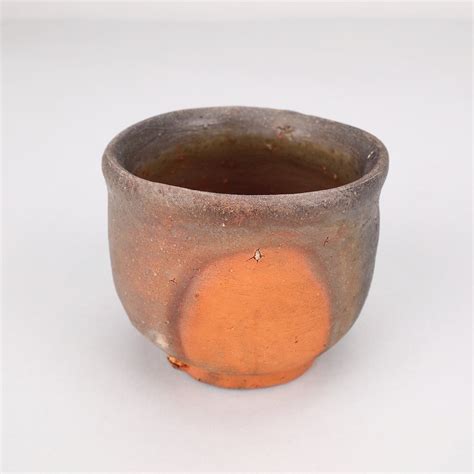 Yahooオークション 【吉】ck705 【高原邦彦】 備前 ぐい呑／共箱付