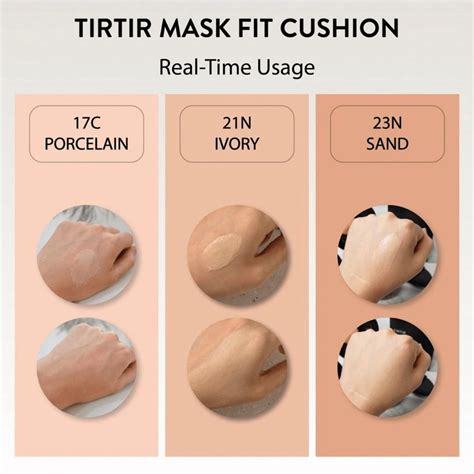 Tirtirmask Fit Black Cushion23n Sand Glow Time
