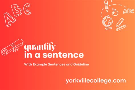 how to use quantify in a sentence easy examples