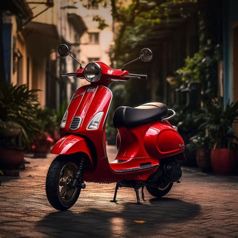 Premium Ai Image Photo Of Colored Scooter Or Scooty Isolated With