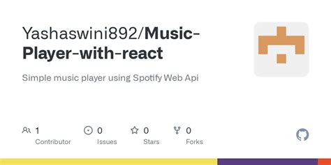 Github Yashaswini892 Music Player With React Simple Music Player Using Spotify Web Api