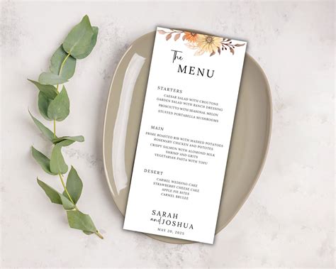 Floral Wedding Reception Seating Assignment Fall Floral Etsy