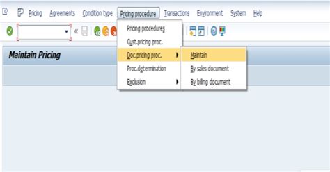 Sap Vok0 Tcode How To Define Pricing Procedure In Sap Sd