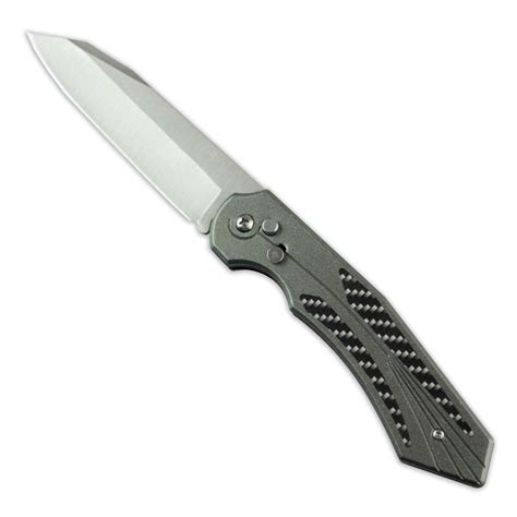 Modern Combat Switchblade Push Button Pocket Knife Automatic Open