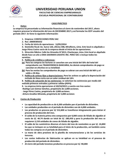 Caso Practico Assessment Center Pdf