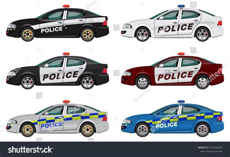 Police Car With Color