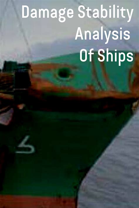 Damage Stability Analysis Of Ships Artofit