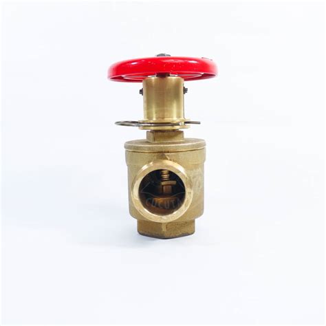 Valvula Angular En Bronce Ulfm De 1pulg 12 Cuerpo De Bomberos