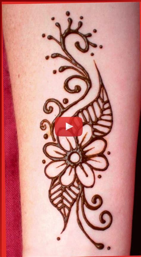Simple Henna Flowers