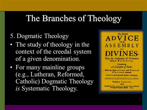 The Branches And Sources Of Theology Ppt Video Online Download