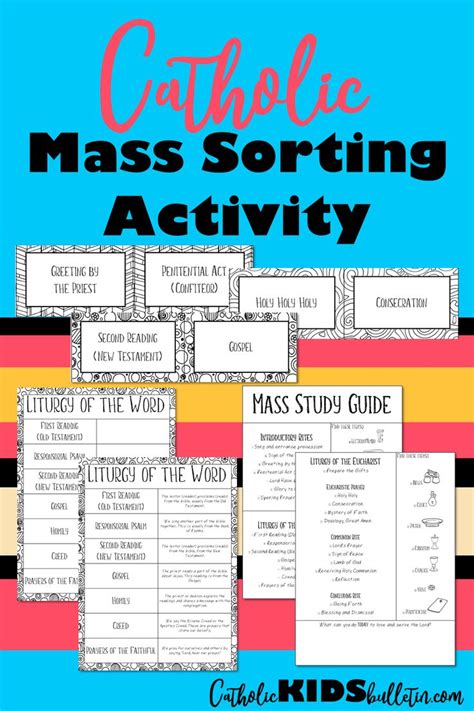 This Is A Series Of Activities To Help Teach The Order Of The Catholic
