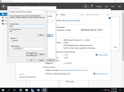 How To Change The Hostname On Windows Server 2019 Snel Com
