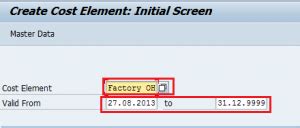 How To Create Secondary Cost Elements In SAP SAP Tutorials