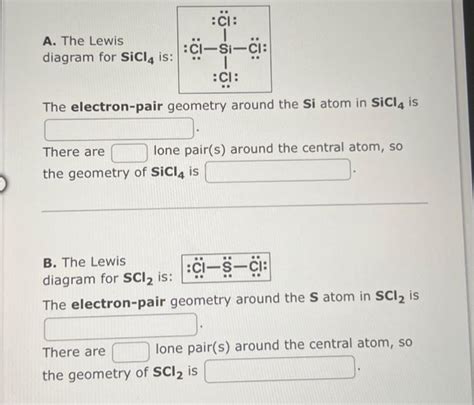 Answered A The Lewis Diagram For Sicl4 Is Ci … Bartleby