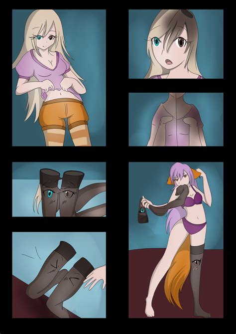 Mitsuho Into Stockings Inanimate Tf By Luxianne Pic