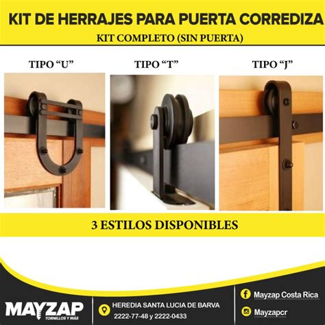 Herrajes Para Puertas Corredizas O Puertas De Granero Mayzap