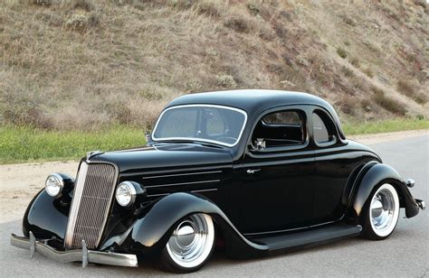 Classic Ford Muscle Cars 1935 Ford Custom Coupe Wallpaper