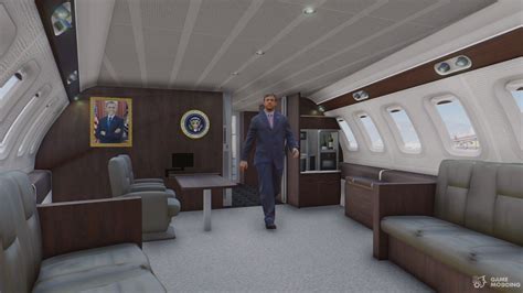 Air Force One Boeing Vc 25a Enterable Interior For Gta 5