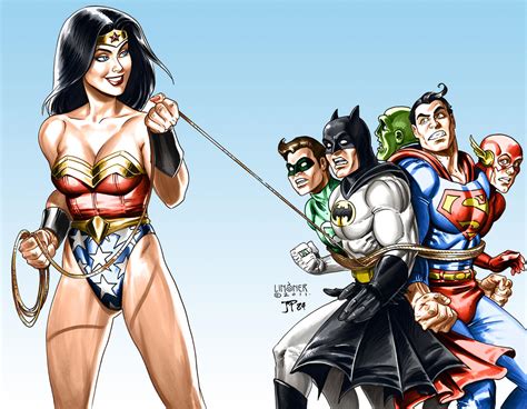 Justice League Colors Joseph Michael Linsner By Josh 84 On Deviantart