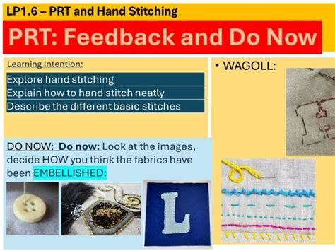 Year 7 Textiles Teaching Resources