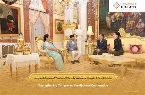 King And Queen Of Thailand Warmly Welcome Nepals Prime Minister