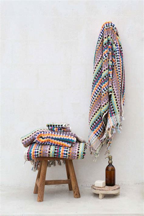 Buy Candy Pompom Bathroom Set By Miss April Towels Trauve