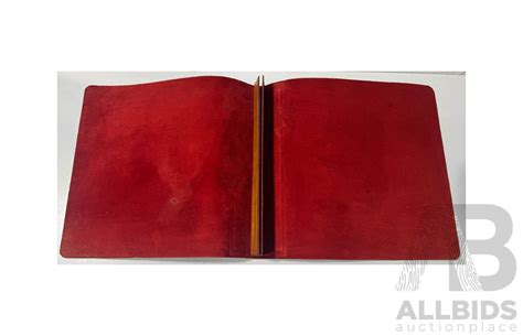 Vintage Leather Breifcase And Leather Lot 1610955 Allbids