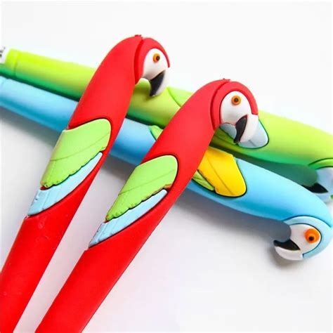 Parrot Pen Parrot Gel Pen Tropical Bird Pen Premium Quality Novelty