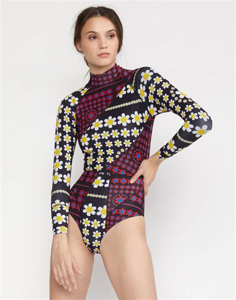 Cynthia Rowley Miley Wetsuit Daisy Patchwork Garmentory