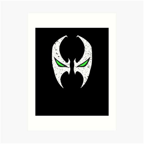 Spawn Mask Logo Art Print For Sale By Artcormi Redbubble