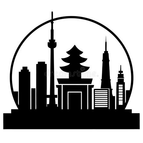 Iconic Japanese Structure Stock Illustrations 78 Iconic Japanese