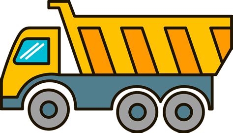Dump Truck Free Vector Clipart Images On