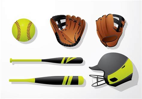 Softball Glove Vector Art Icons And Graphics For Free Download