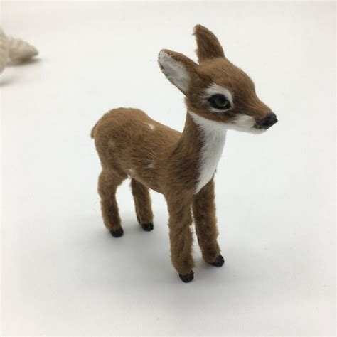 2pcs Small Plush Deer Home Decoration Cute Deer Sh Grandado
