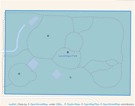 Los Amigos Park In Rancho Cucamonga Map And Routes