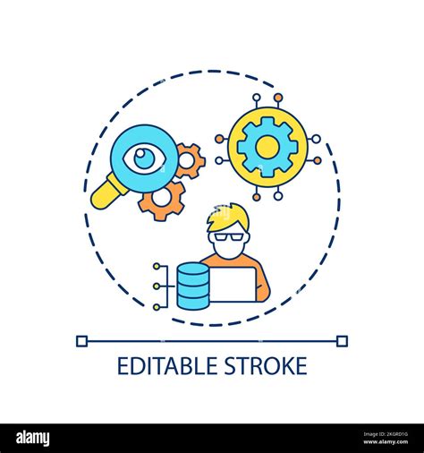 Database Master Concept Icon Stock Vector Image And Art Alamy