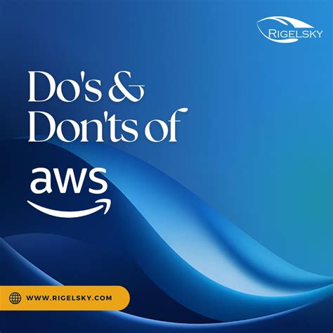 aws cloudcomputing awsbestpractices cloudsecurity techtips… rigelsky inc