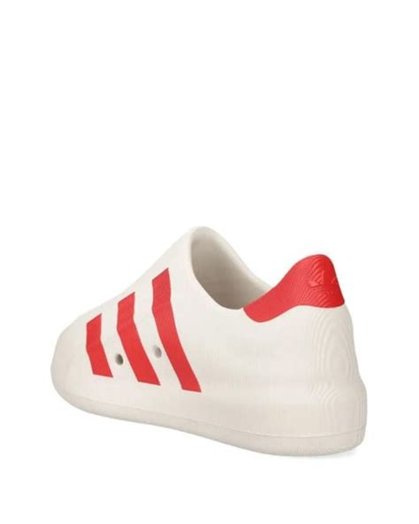 Adidas Adifoam Superstar Three Stripe Slip On Sneakers In Pink Lyst Uk