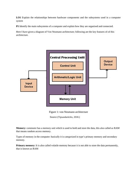 Report Understanding Computer System Architecture And Os