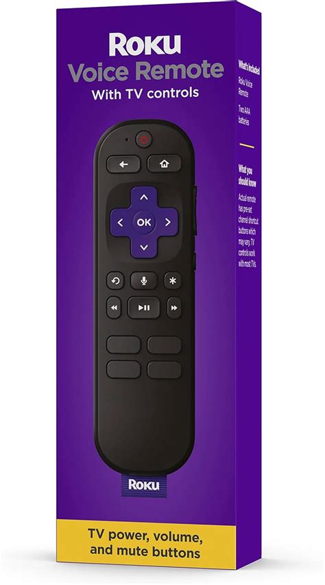 Roku Rca1r Control Remoto De Voz Electrónica